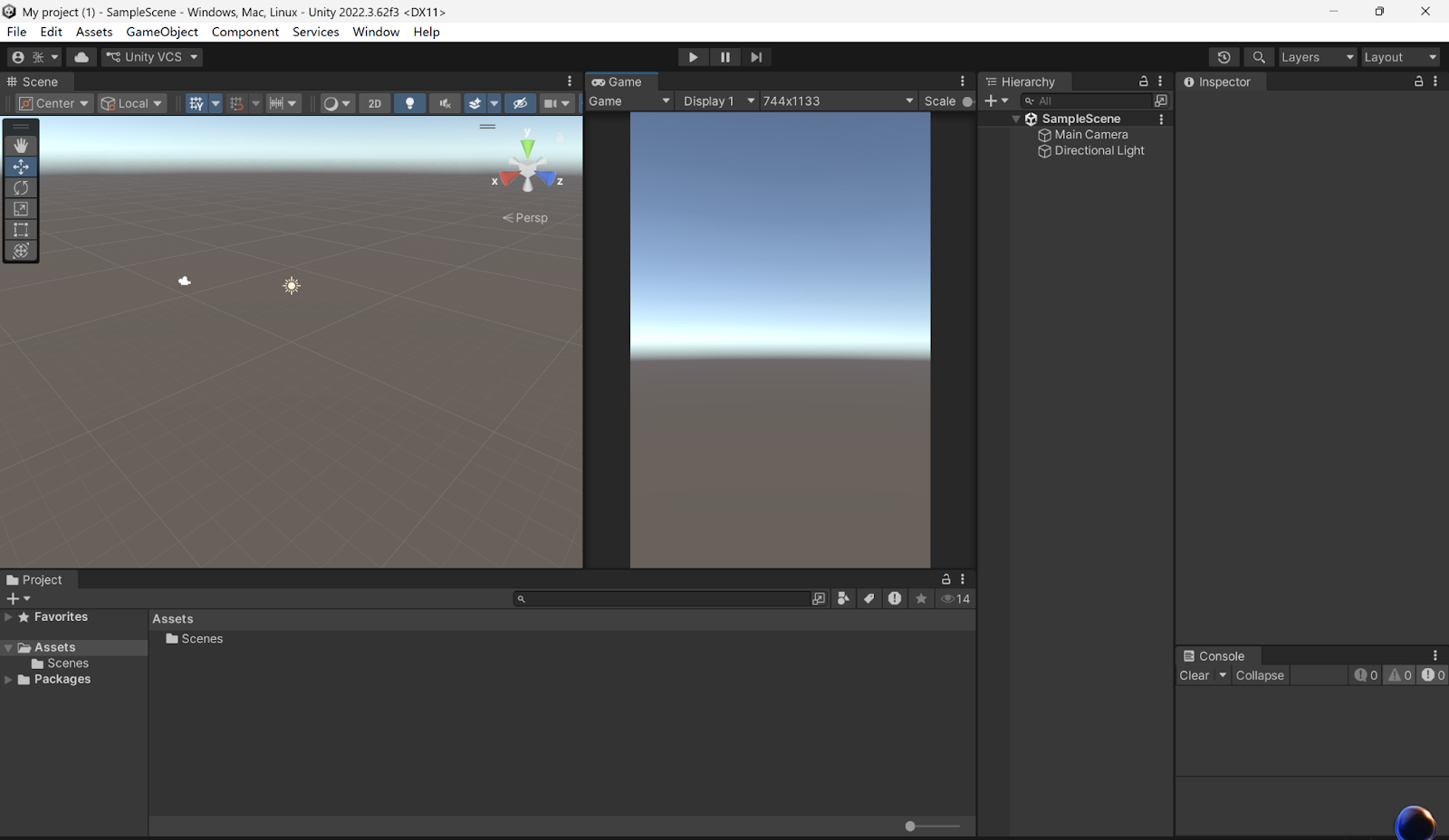 Lab 2: Unity Setup Report | VR Locomotion Blog